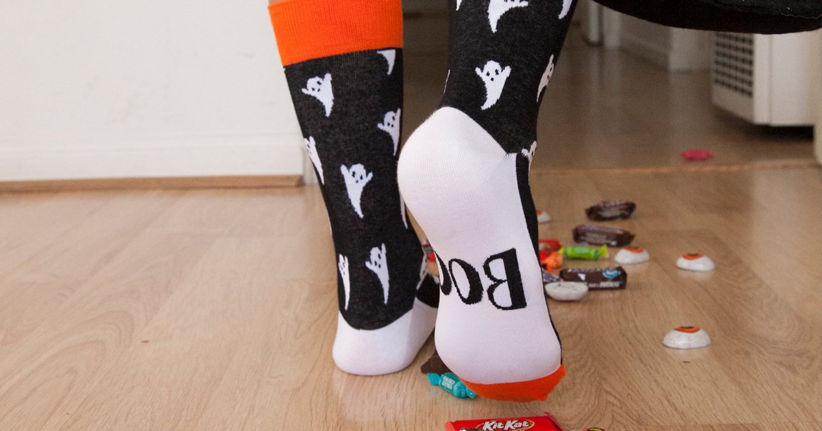 Boo! Wear These Halloween Socks With Caution – Say it with a Sock