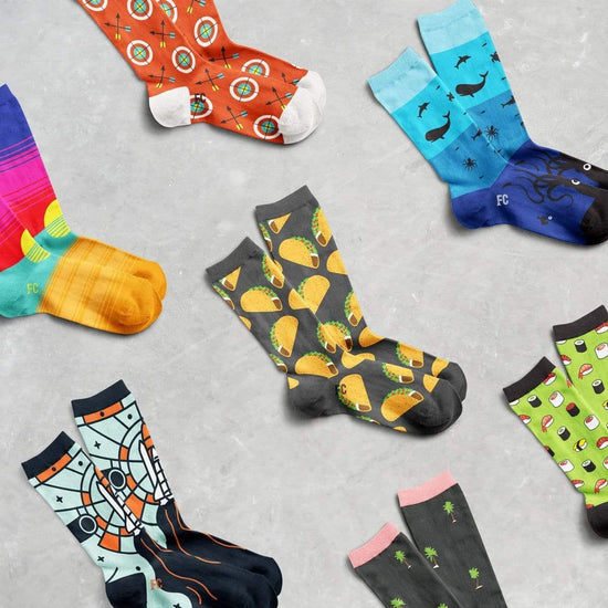 Foot Cardigan - Month to Month Fun Sock Subscription – Say it with a Sock