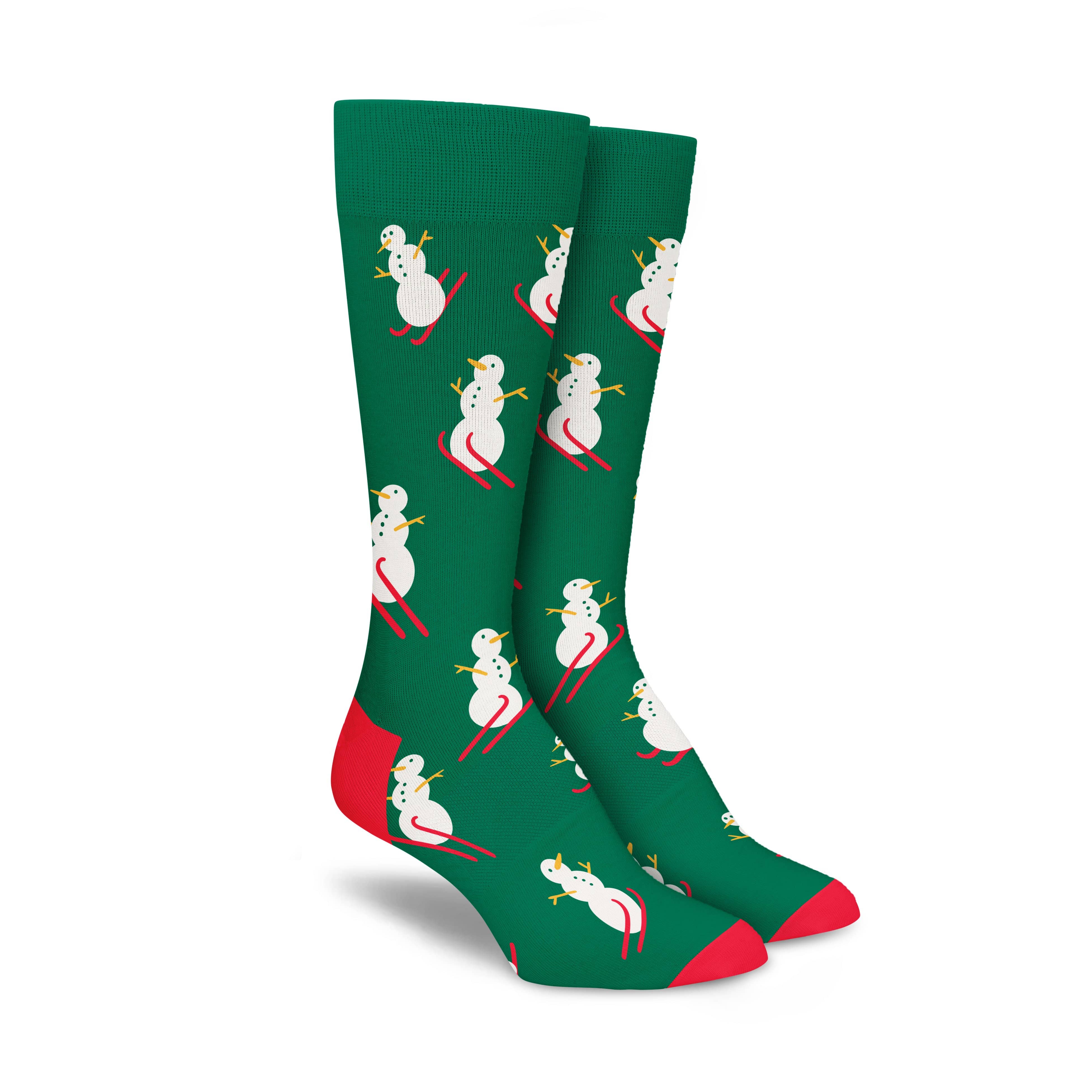 Best Men's Crew Socks - As Seen on Shark Tank - Men's Frosty The Ski ...